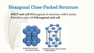 Crystal structure | PPTX