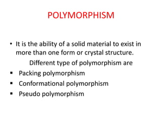 Crystal structure | PPTX