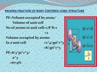 Crystal structure | PPT
