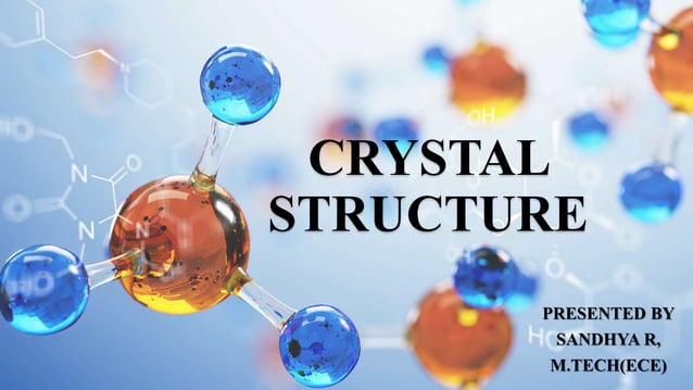 Crystal structure | PPT