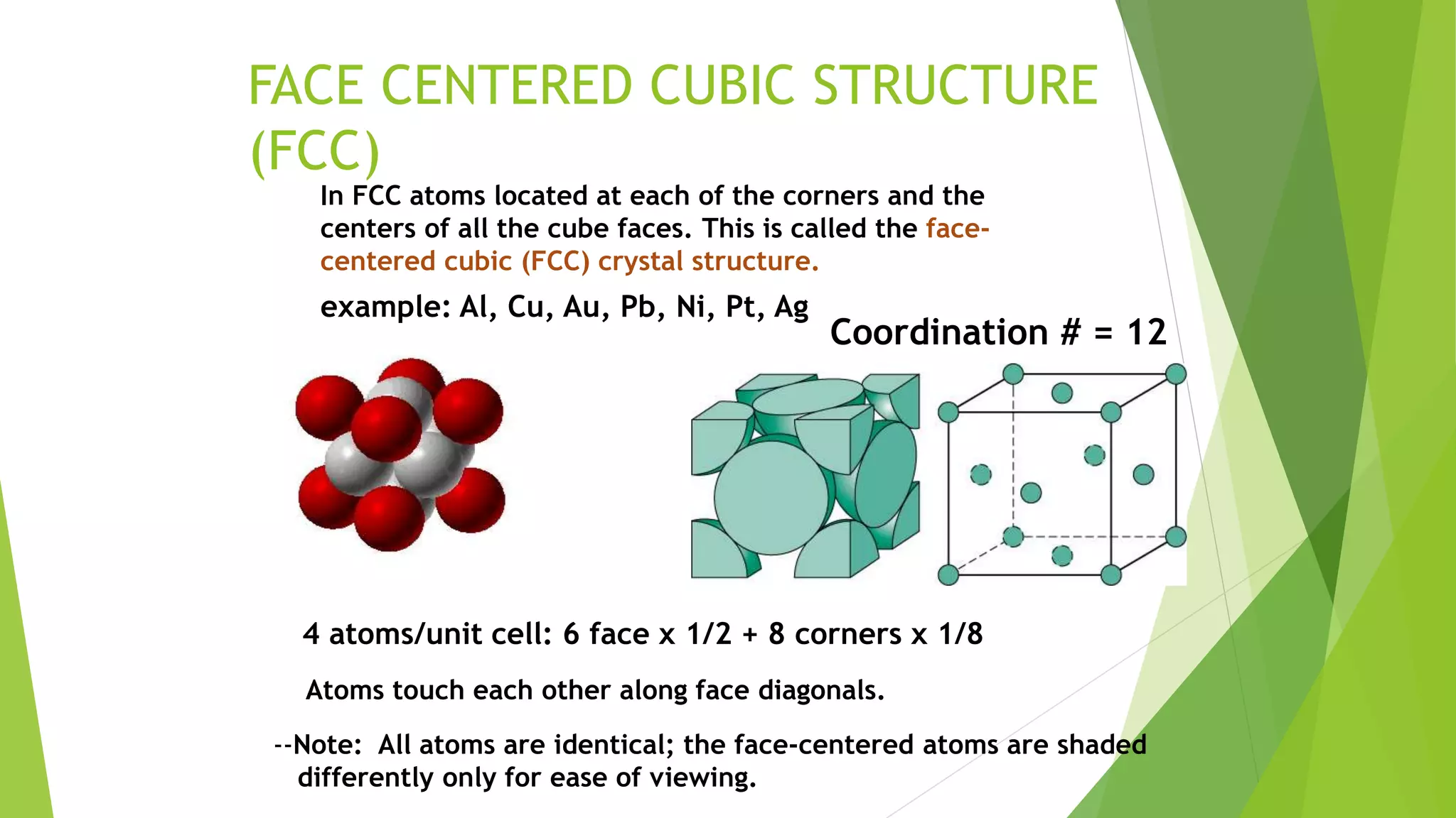 Crystal Structure Ppt