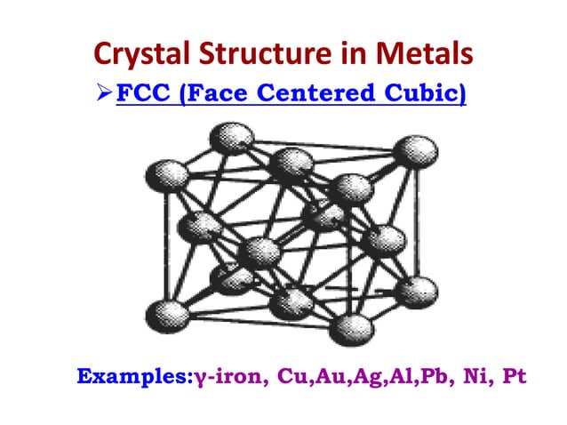 Crystal Structure.pptx | Chemistry | Science