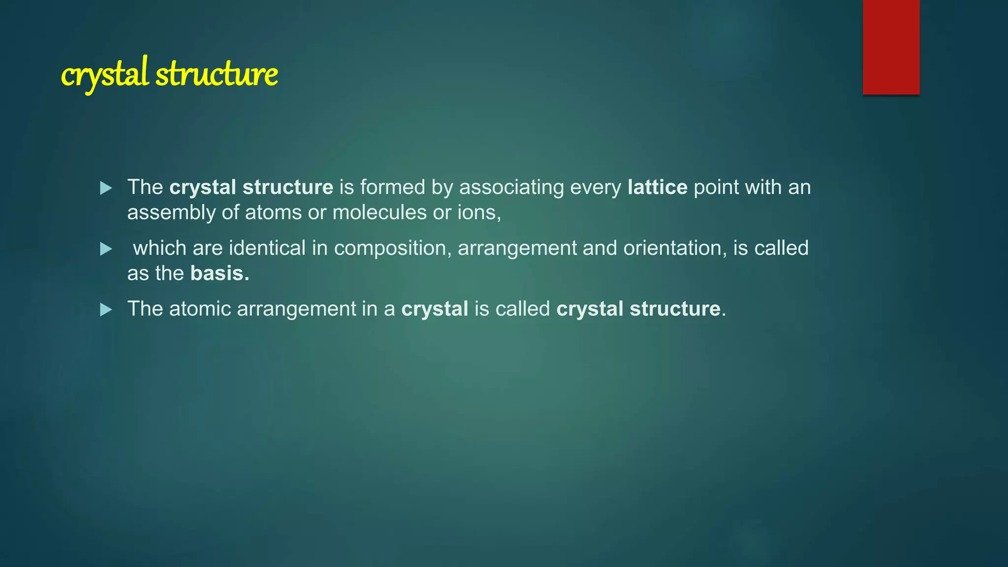 CRYSTAL STRUCTURE.pptx