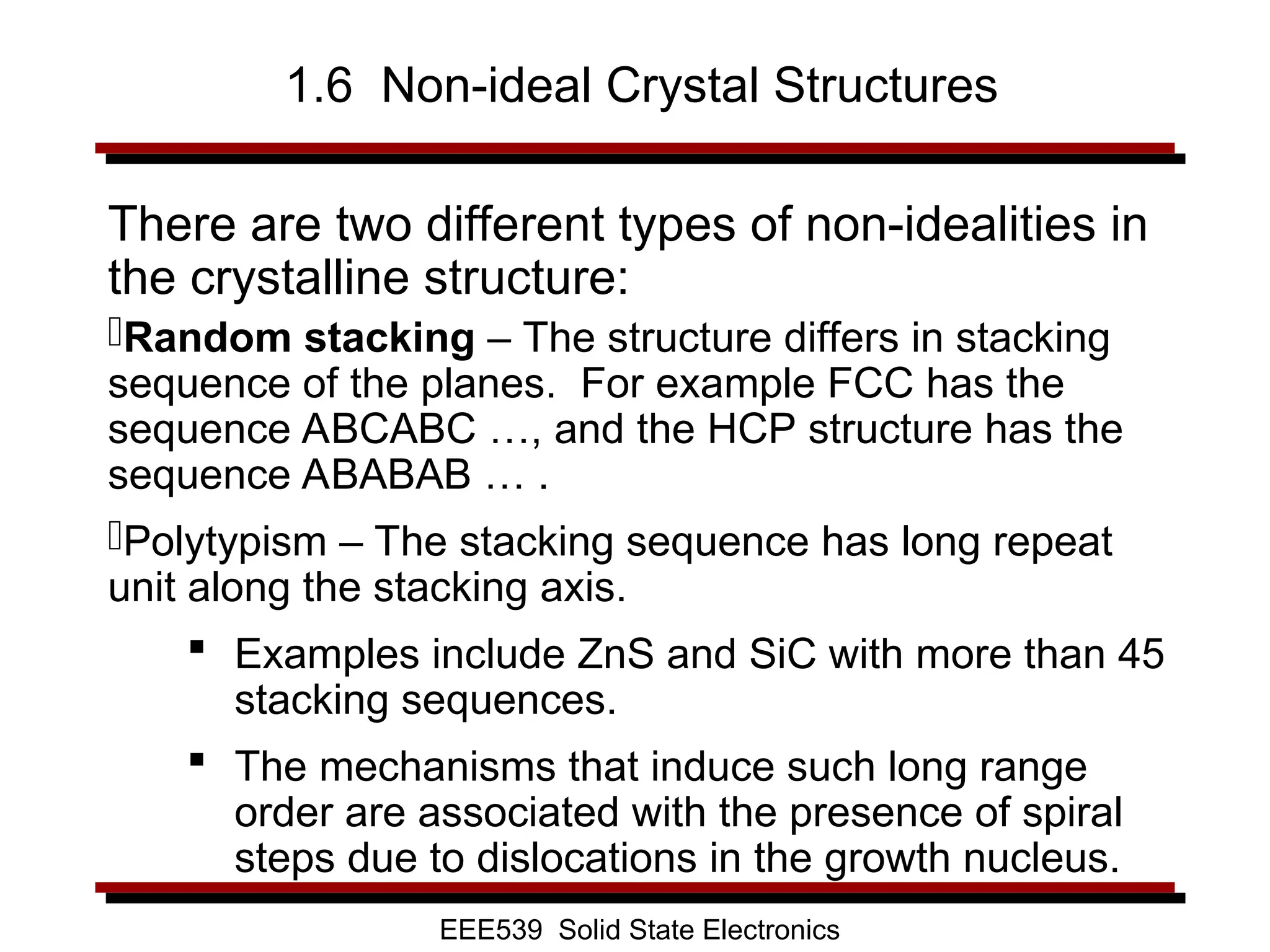 atomic structure in a crystal and different kind of crystal | PPT