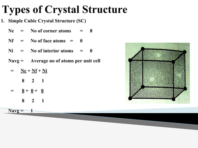 Crystal Structure - PPT.pdf | Chemistry | Science