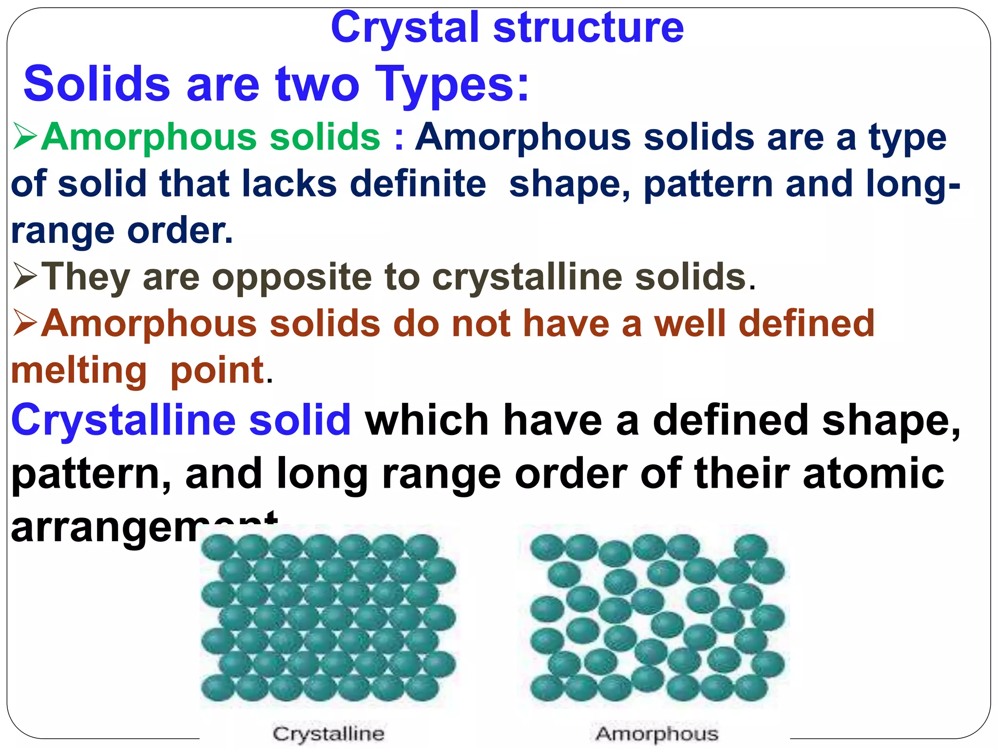 Crystal structure | PPT