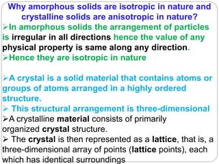 Crystal structure | PPT