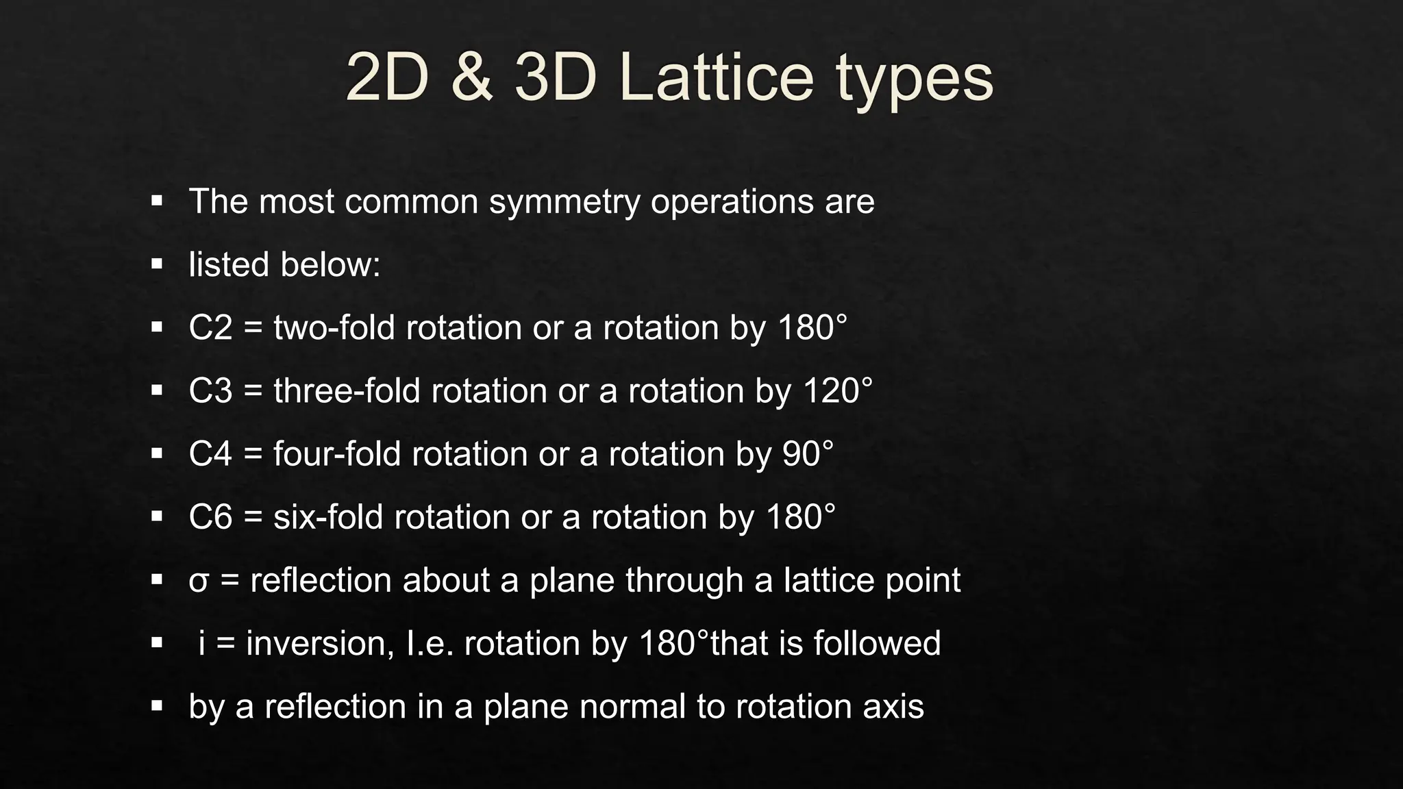 Crystal Structure And Lattice Types Pptx