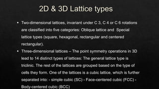 Crystal Structure and Lattice types.pptx