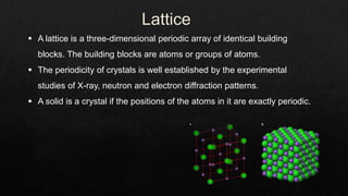 Crystal Structure and Lattice types.pptx