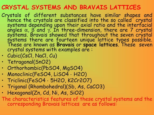 Structure of Solid Materials | PPT
