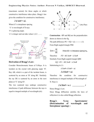 Crystal Structure Notes Doc