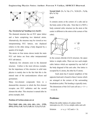 Crystal structure notes | DOC