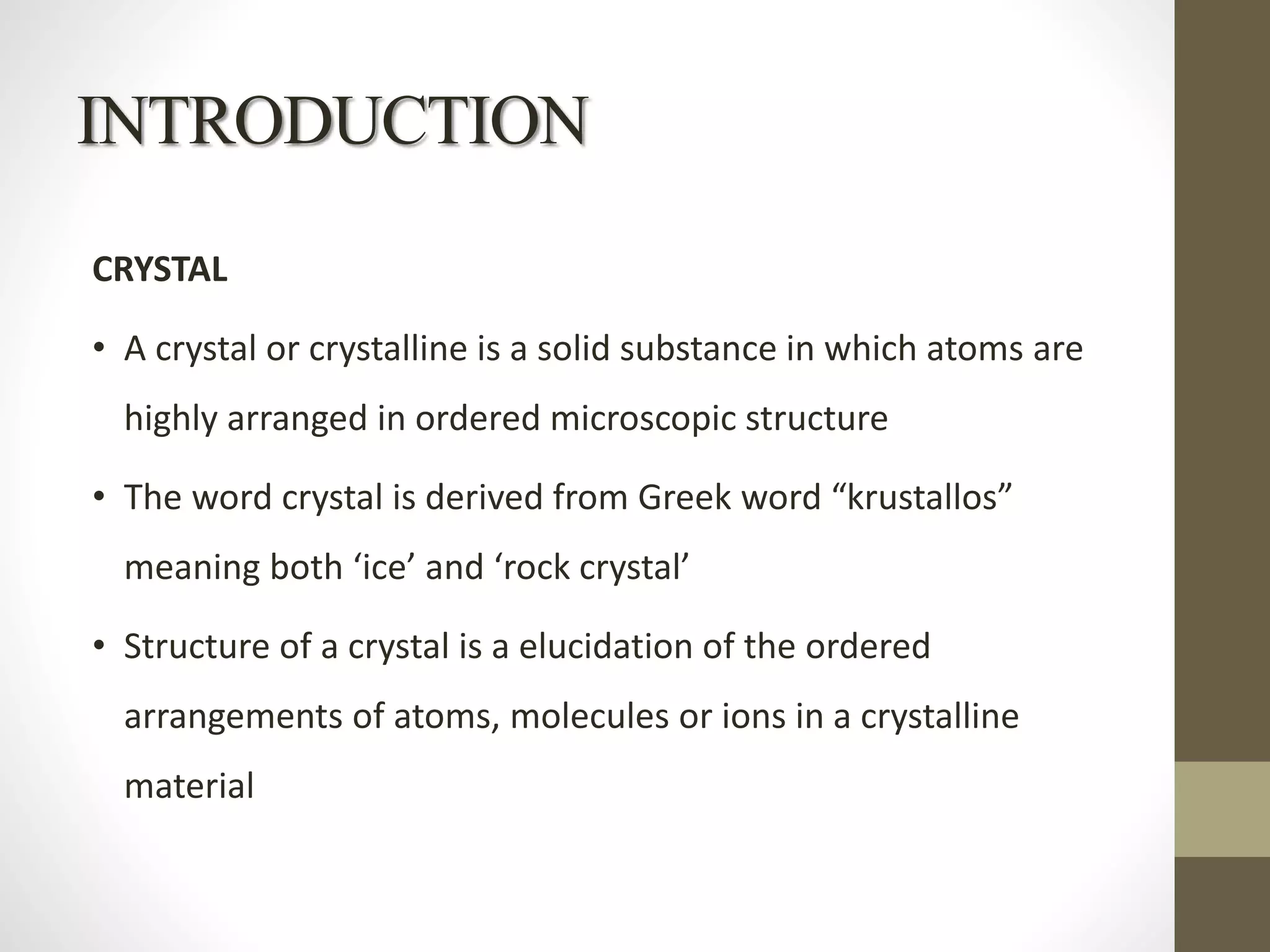 Crystal structure of importance semiconductors | PPTX