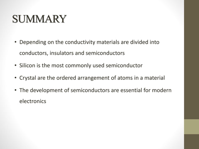 Crystal structure of importance semiconductors | PPTX