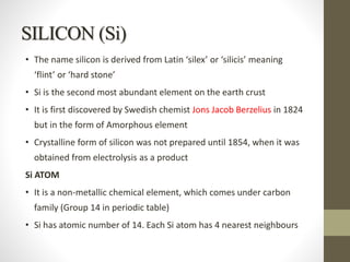 Crystal structure of importance semiconductors | PPTX