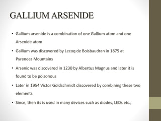Crystal structure of importance semiconductors | PPTX