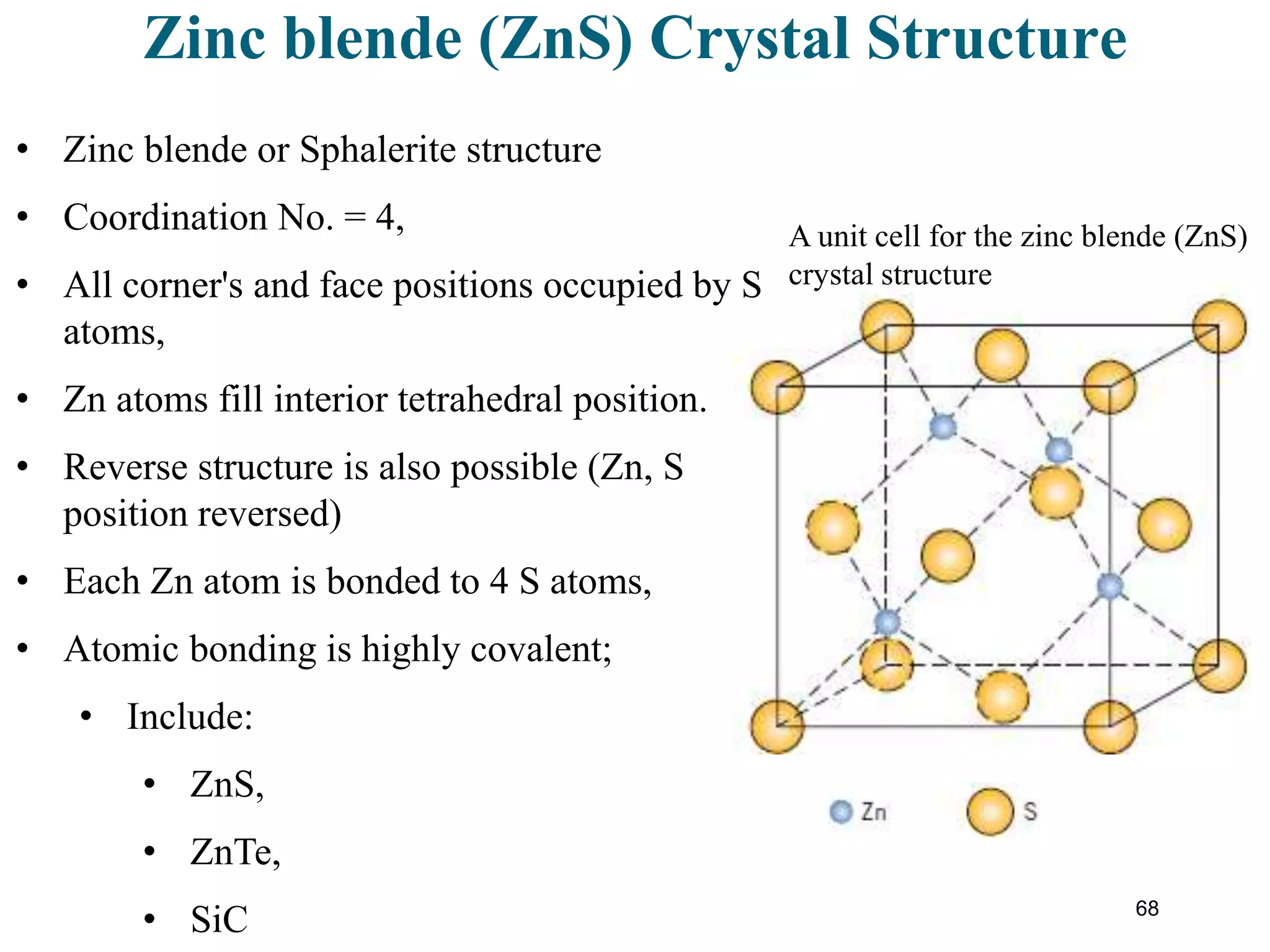 Crystal structure of metals and semiconductors | PPTX