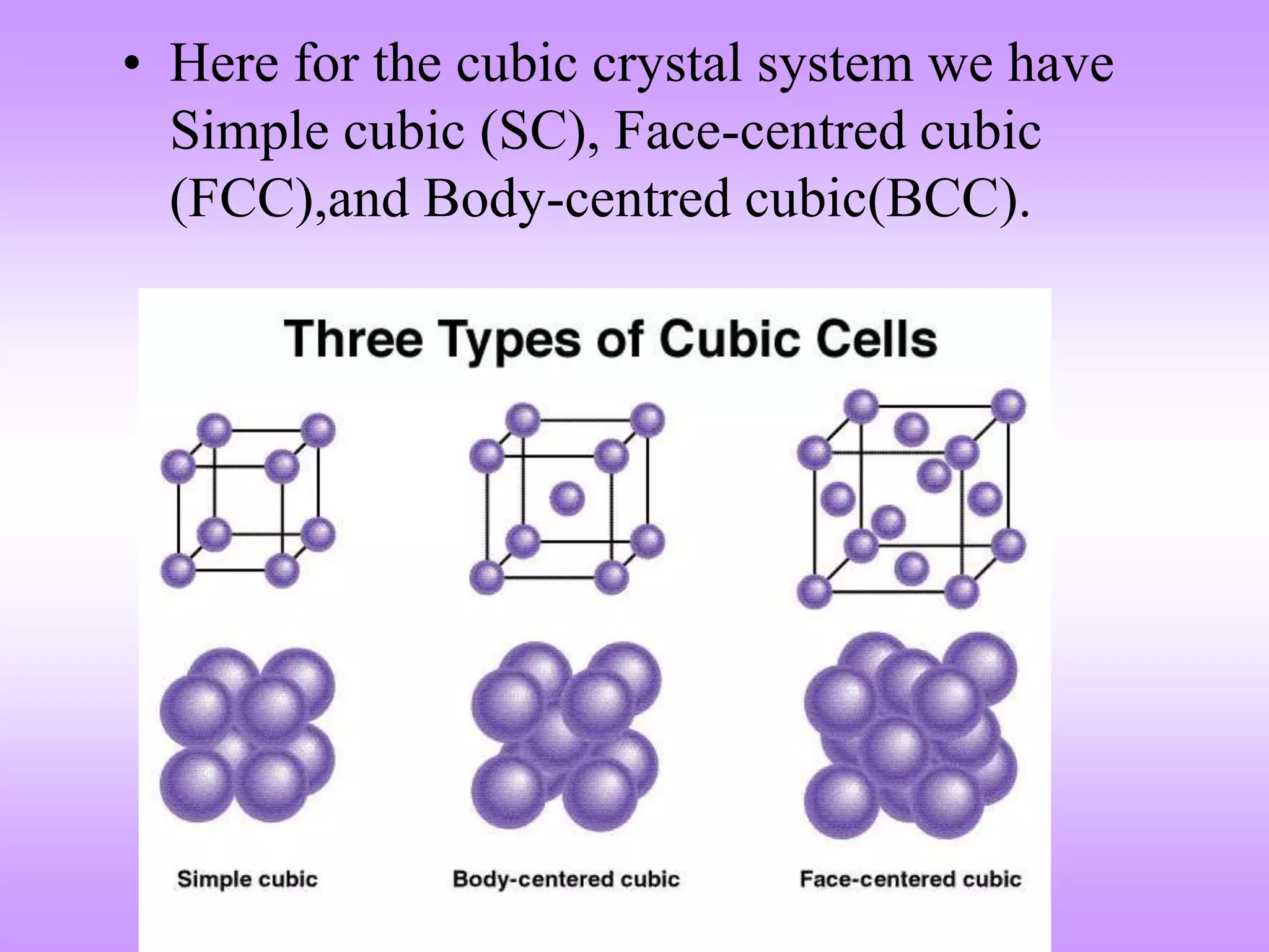 Crystal structure | PPTX
