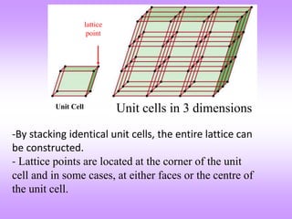 Crystal structure | PPTX