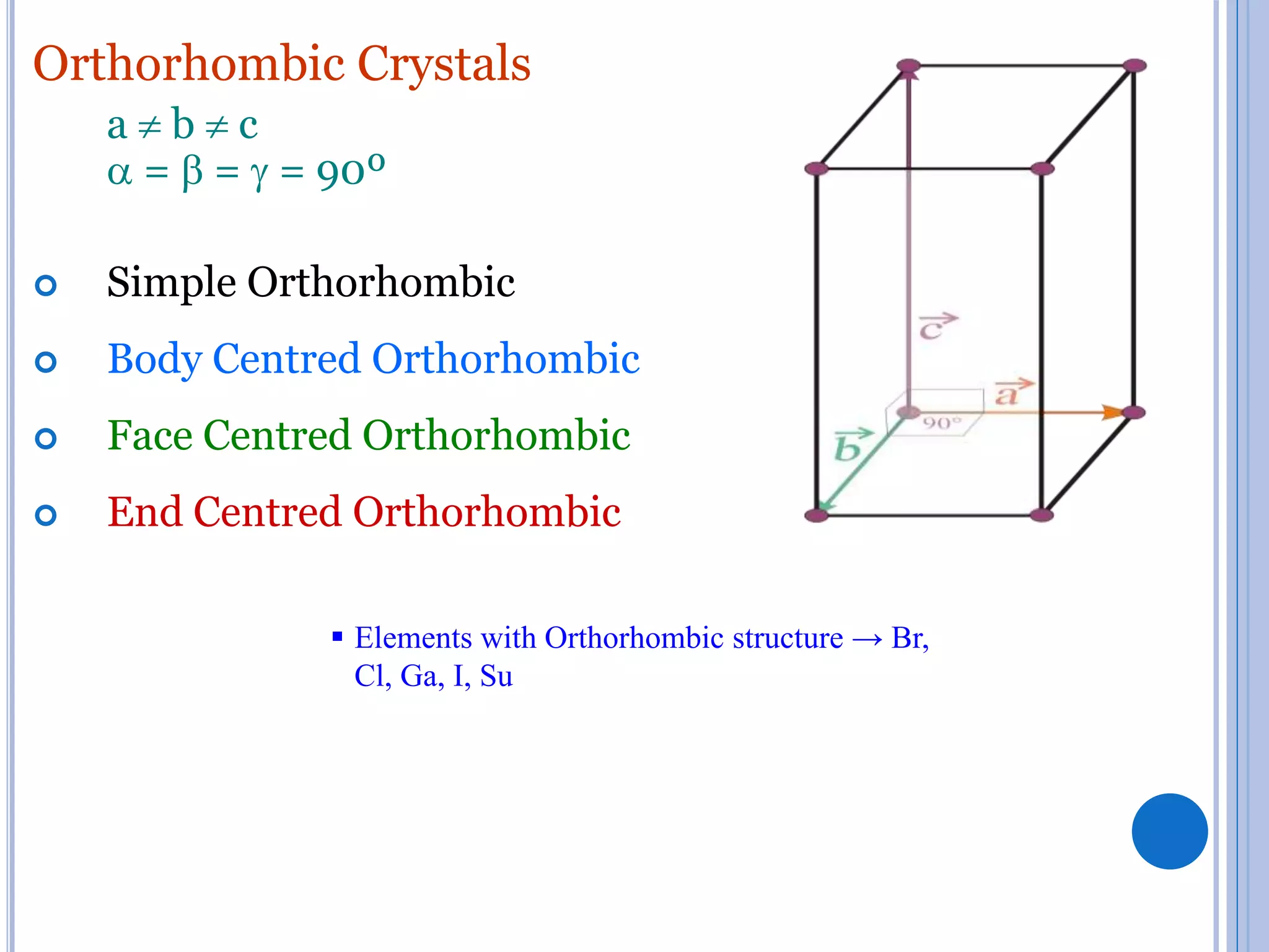 Crystal structures | PPTX