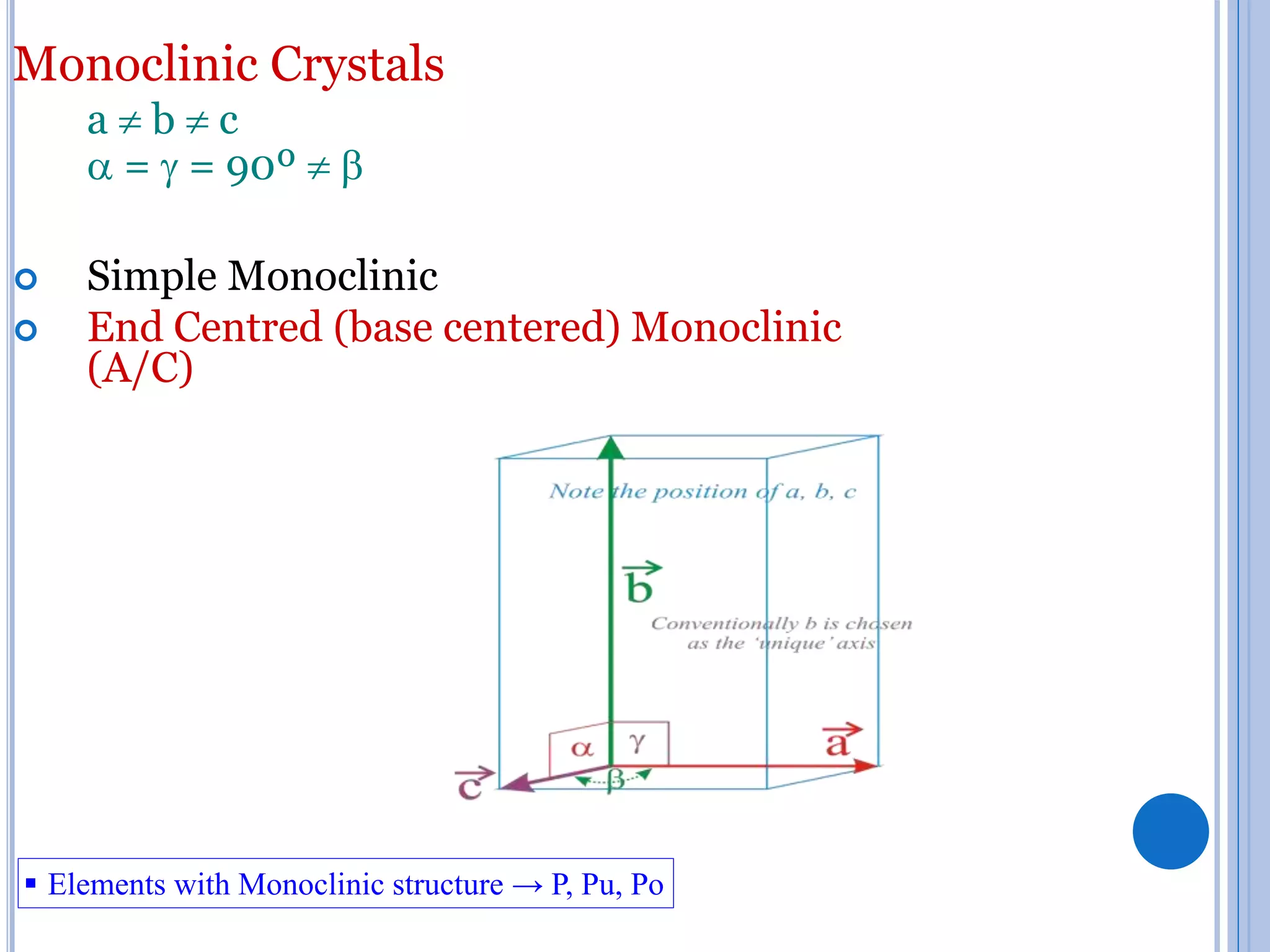 Crystal structures | PPTX
