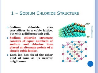 Nacl Structure Unit Cell