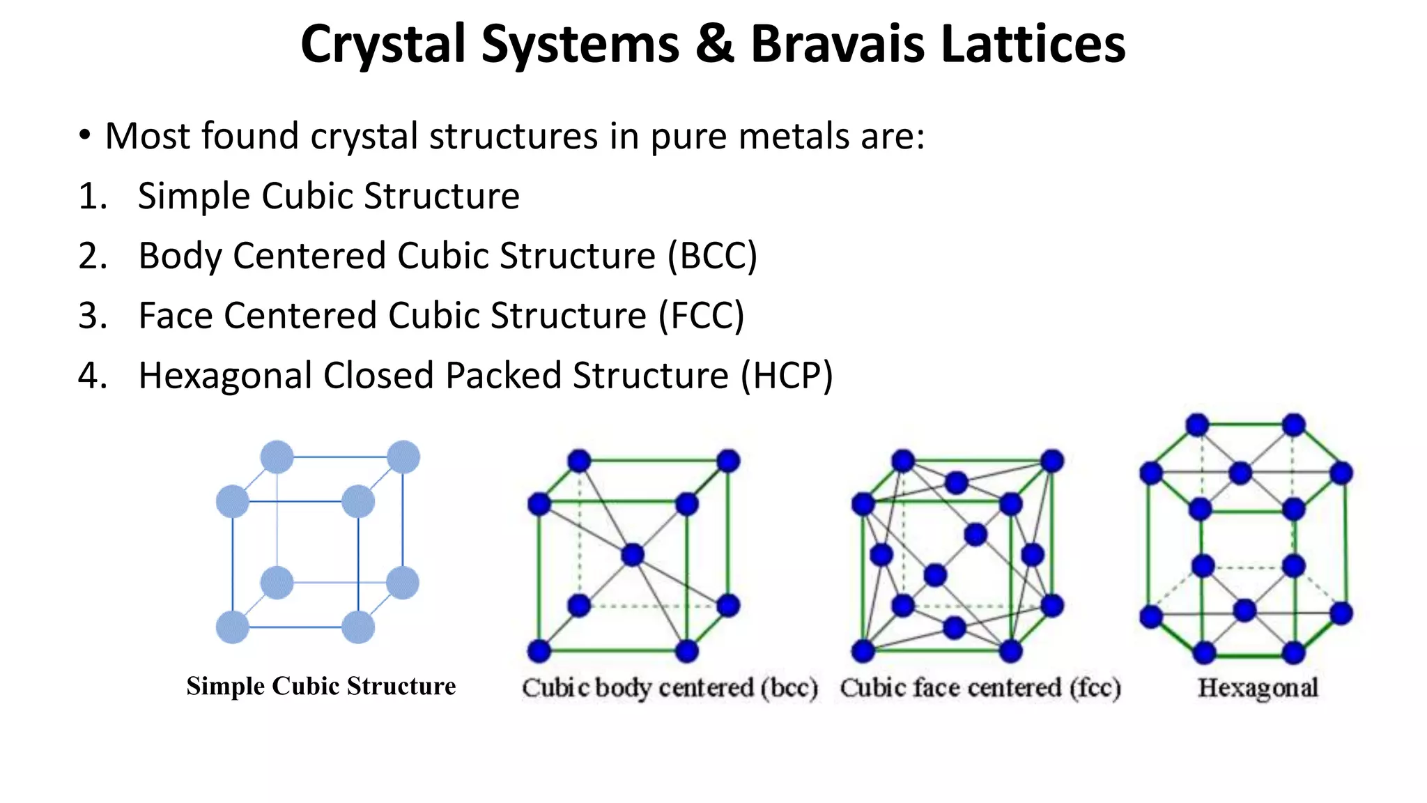 Crystal structures | PPTX