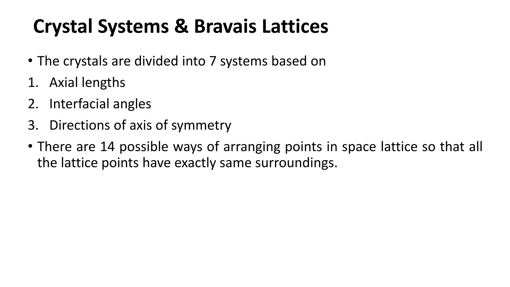 Crystal structures | PPTX