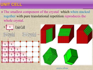 Crystal system | PPTX