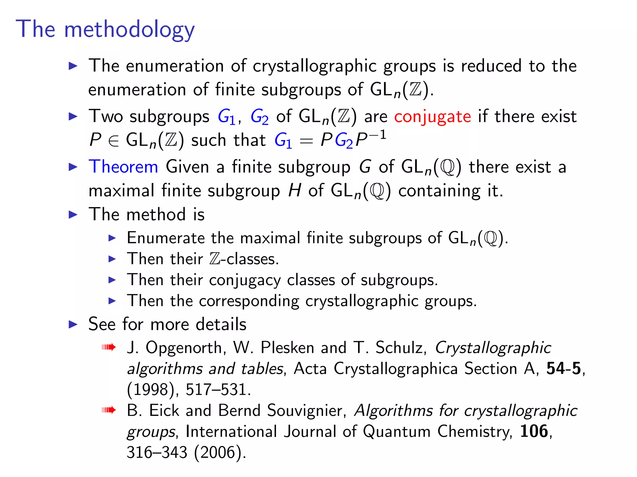 Crystallographic groups | PDF