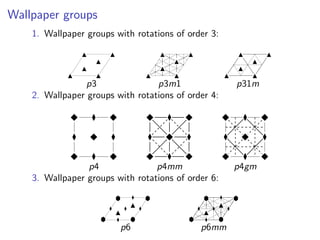 Crystallographic groups | PDF