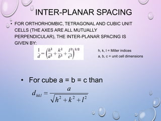 Crystral structure | PPTX | Chemistry | Science