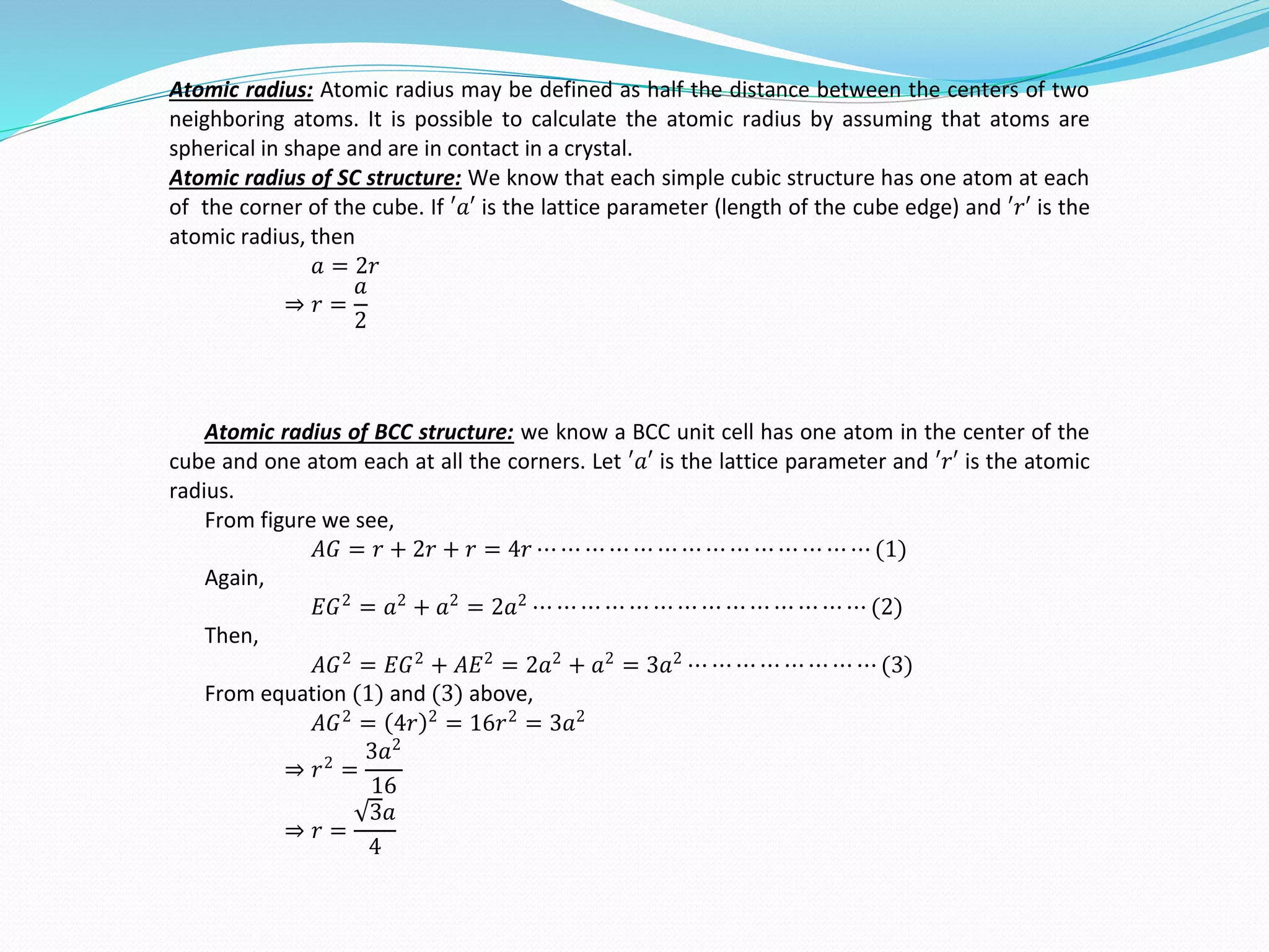 Crystal Structure, BCC ,FCC,HCP | PPTX