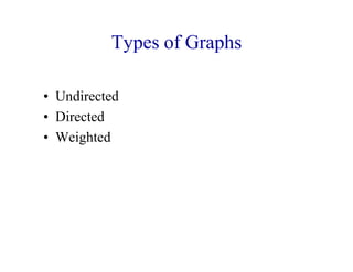 CS-102 Data Structure lectures on Graphs | PDF