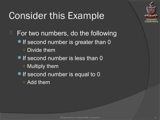 Fundamental Programming Lect 5 | PPT