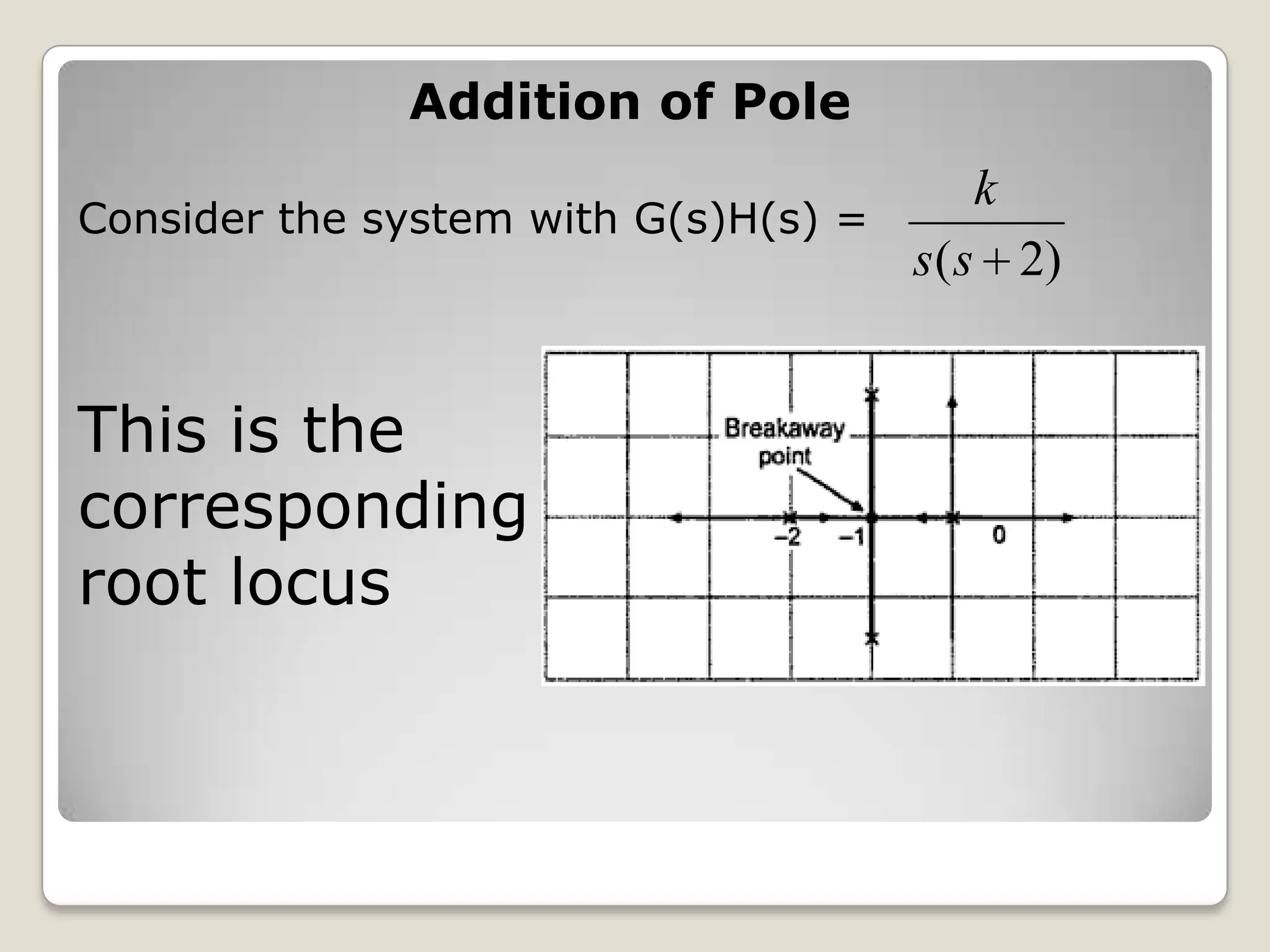 Effects of poles and zeroes | PPTX