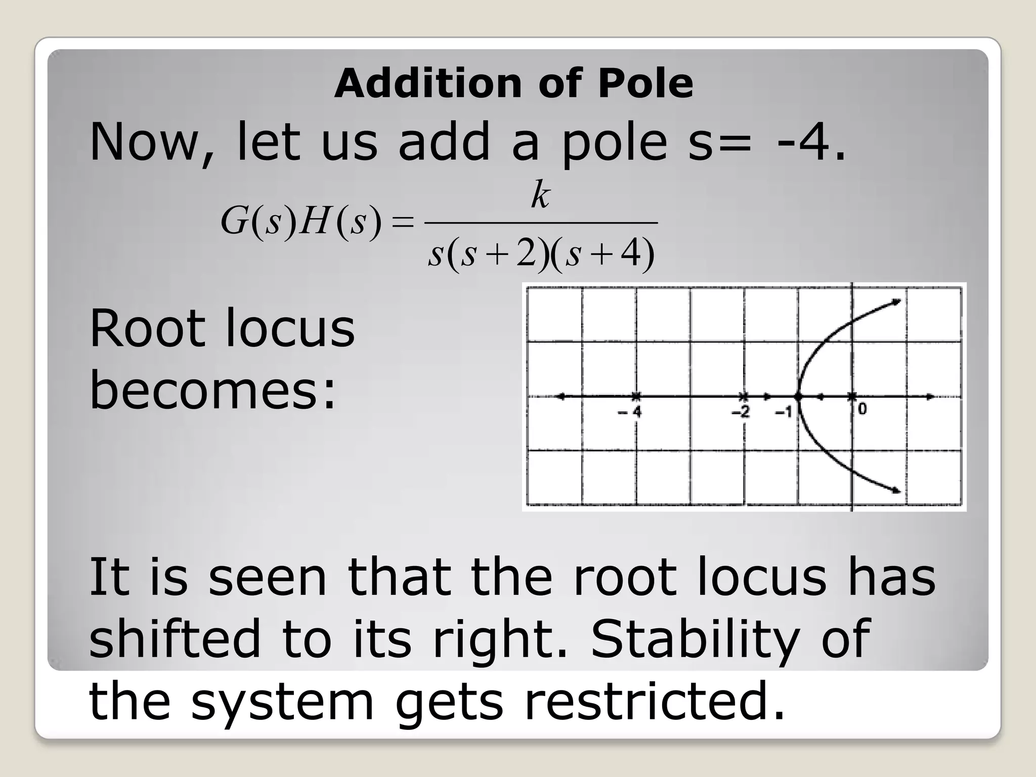 Effects of poles and zeroes | PPTX
