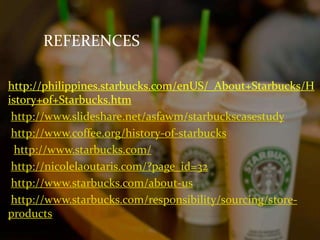 Case Study of Starbucks | PPTX