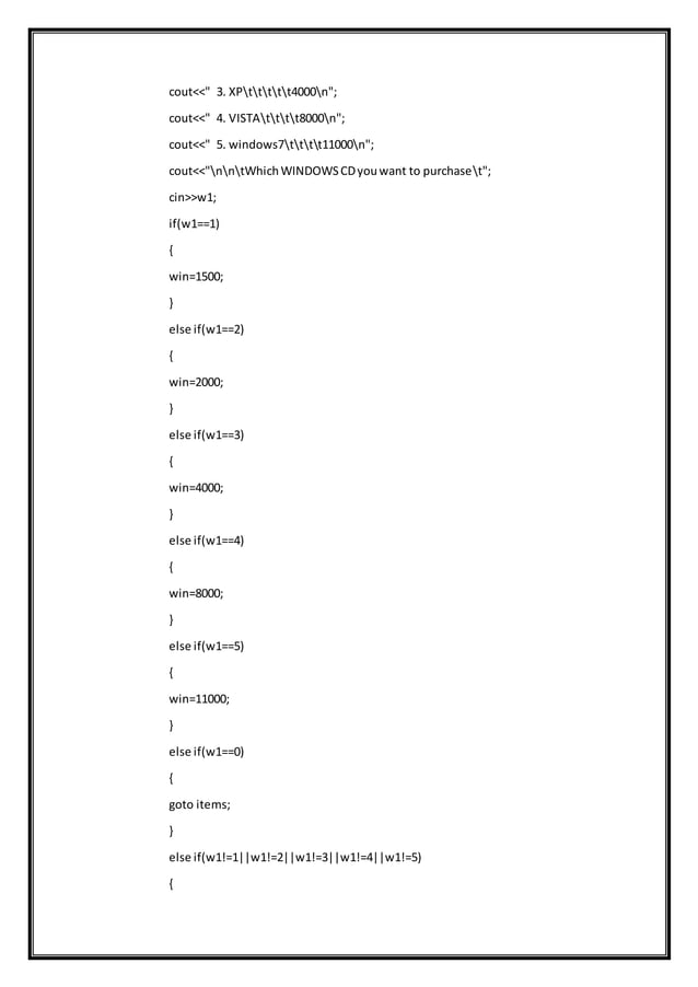 Computer science investigatory project- computer shop | DOCX