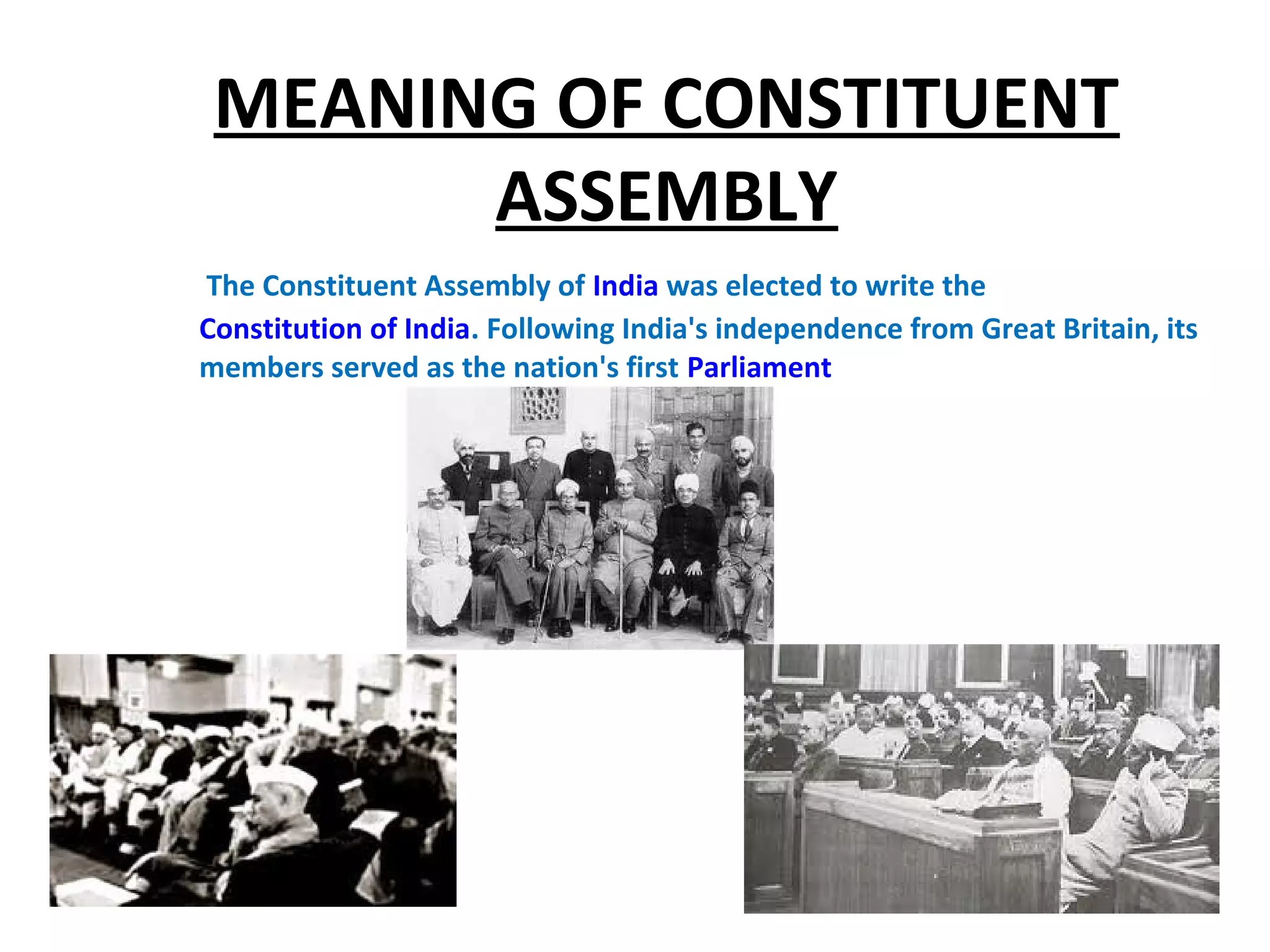 Constituent assembly of india | PPT