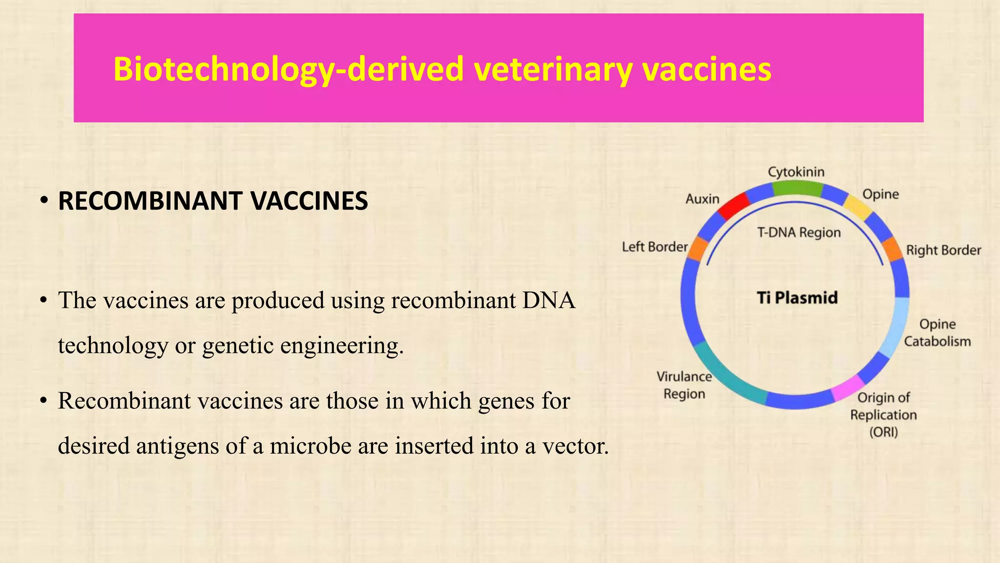 Applications of Biotechnology in Animal Health | PPTX