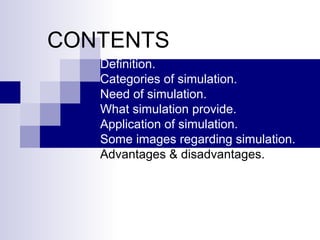 Computer simulation | PPT