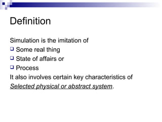 Computer simulation | PPT