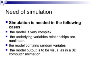 Computer simulation | PPT