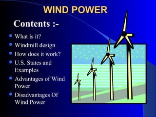 Presentation On Wind Power | PPT