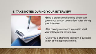 interview etiquette:Communication skills | PPT