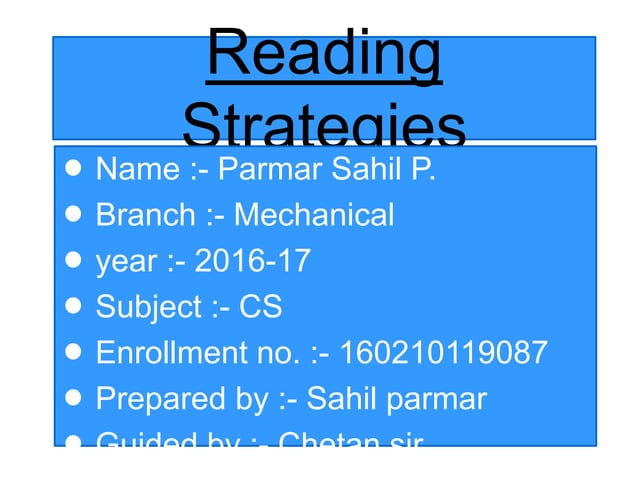 Cs.presentation | PPT