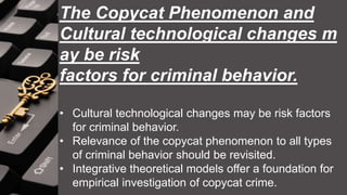 CYBERSPACE & CRIMINAL BEHAVIOR | PPTX