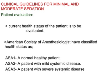 Conscious sedation | PPT